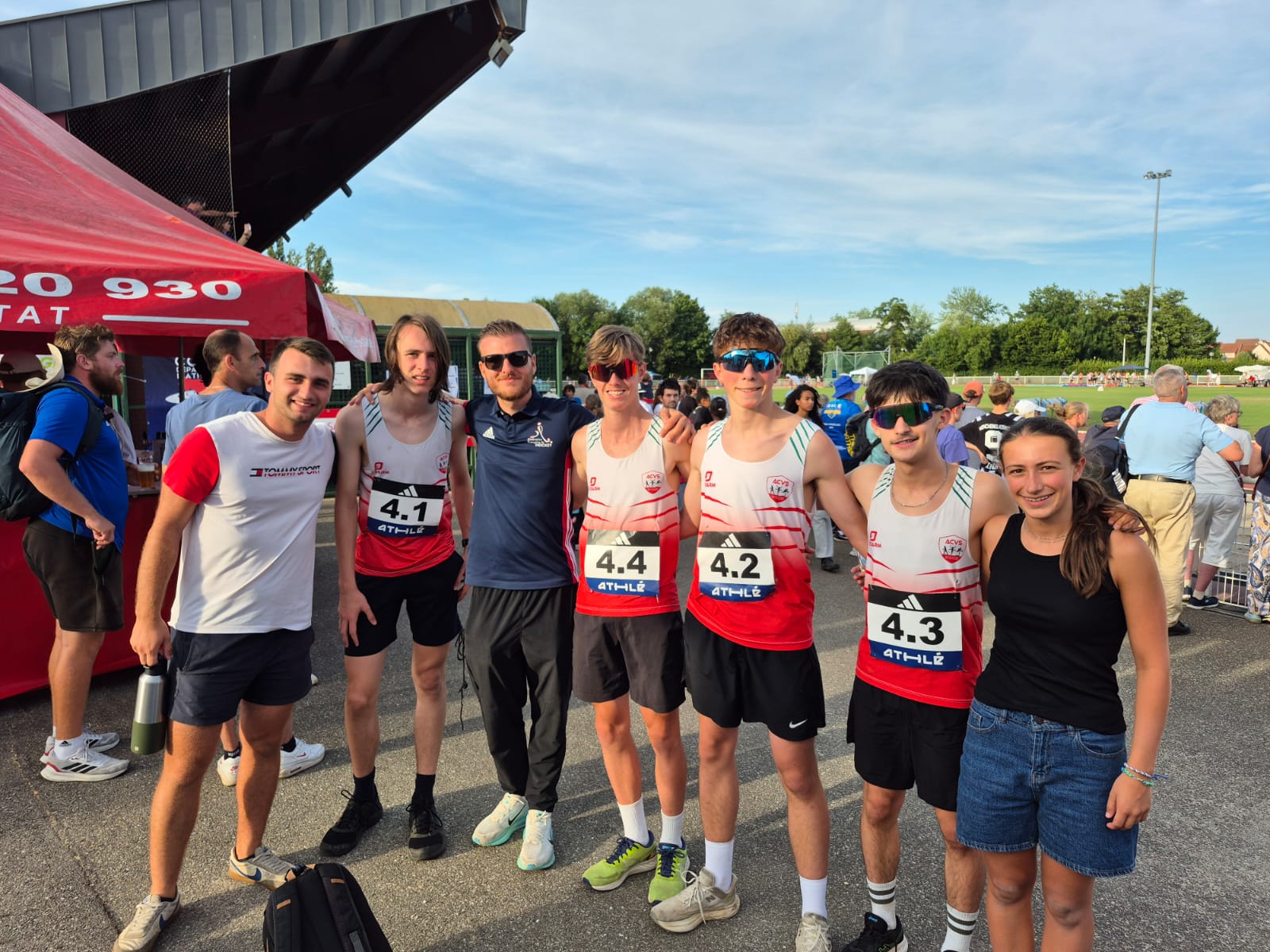 Le relais 8/2/2/8 finaliste aux championnats de France Minimes – ACVS ...